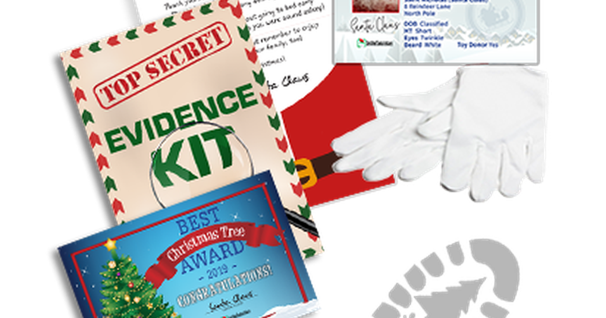 Santa Official Evidence Kit | Holiday Letter Shop
