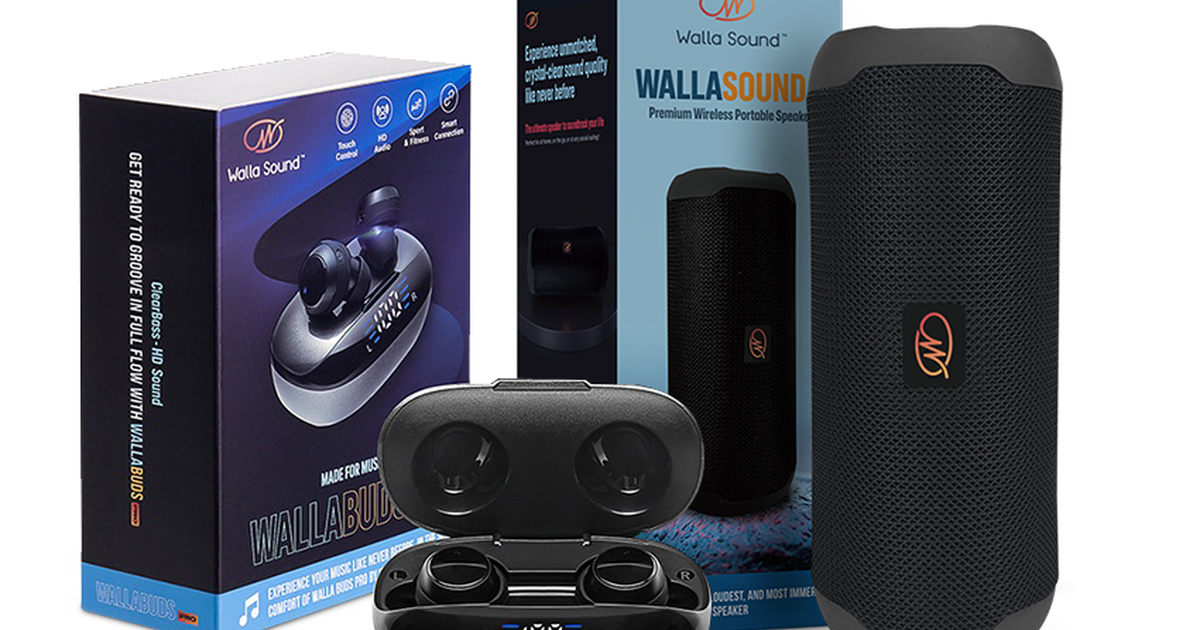 Walla Sound Portable Speaker & WallaBuds Pro Bundle - OFFICIAL STORE ...