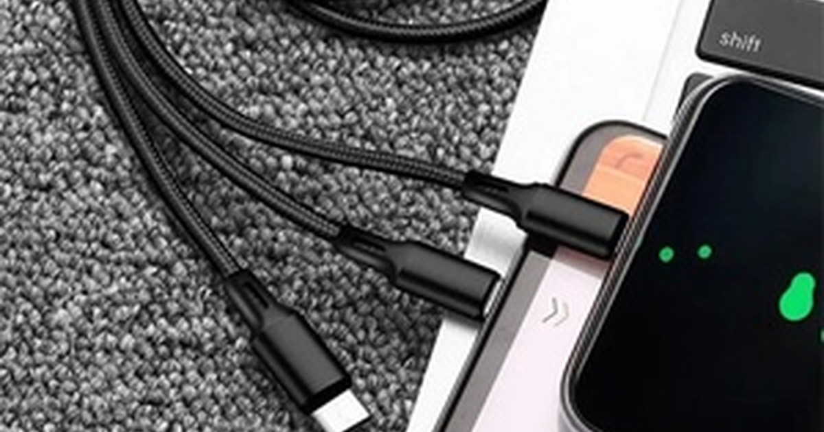 WuzuTech 3-in-1 Multi-Plug Charging Cable - Universal Charging Solution ...